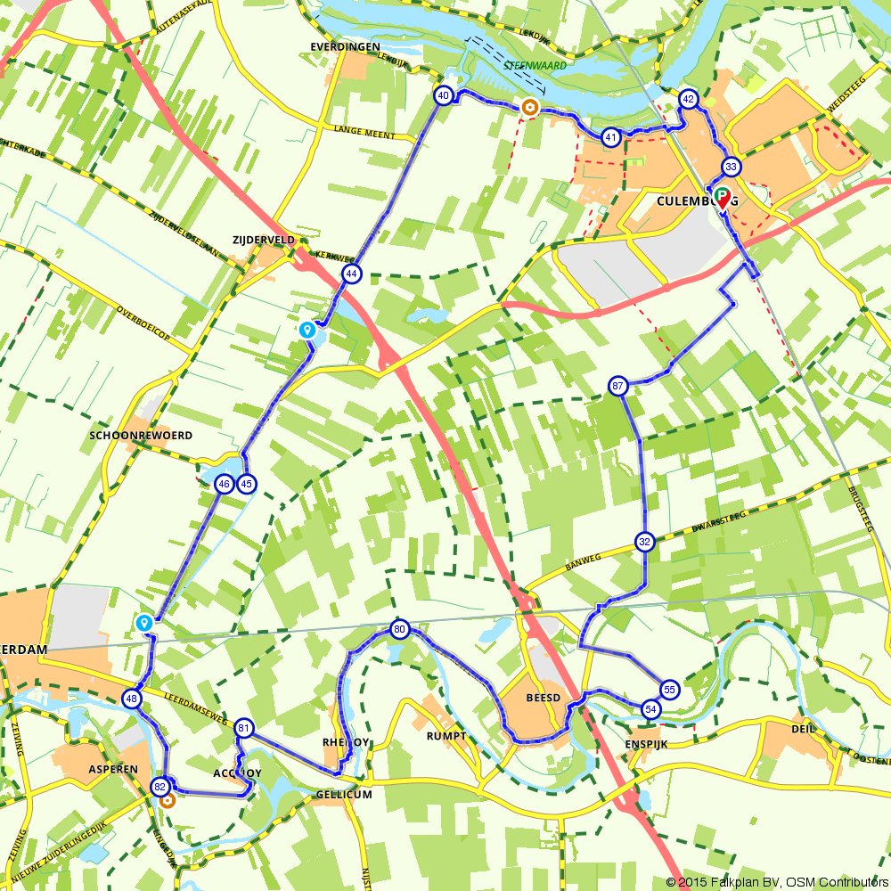Routiq - 117374 Culemborg-Beesd-Leerdam-Culemborg