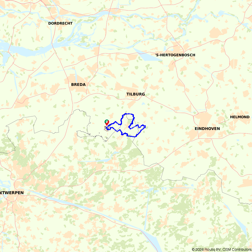 Tour of Utrecht, Nieuwkerk and Baarle - Baarle-Hertog - Cycling route ...