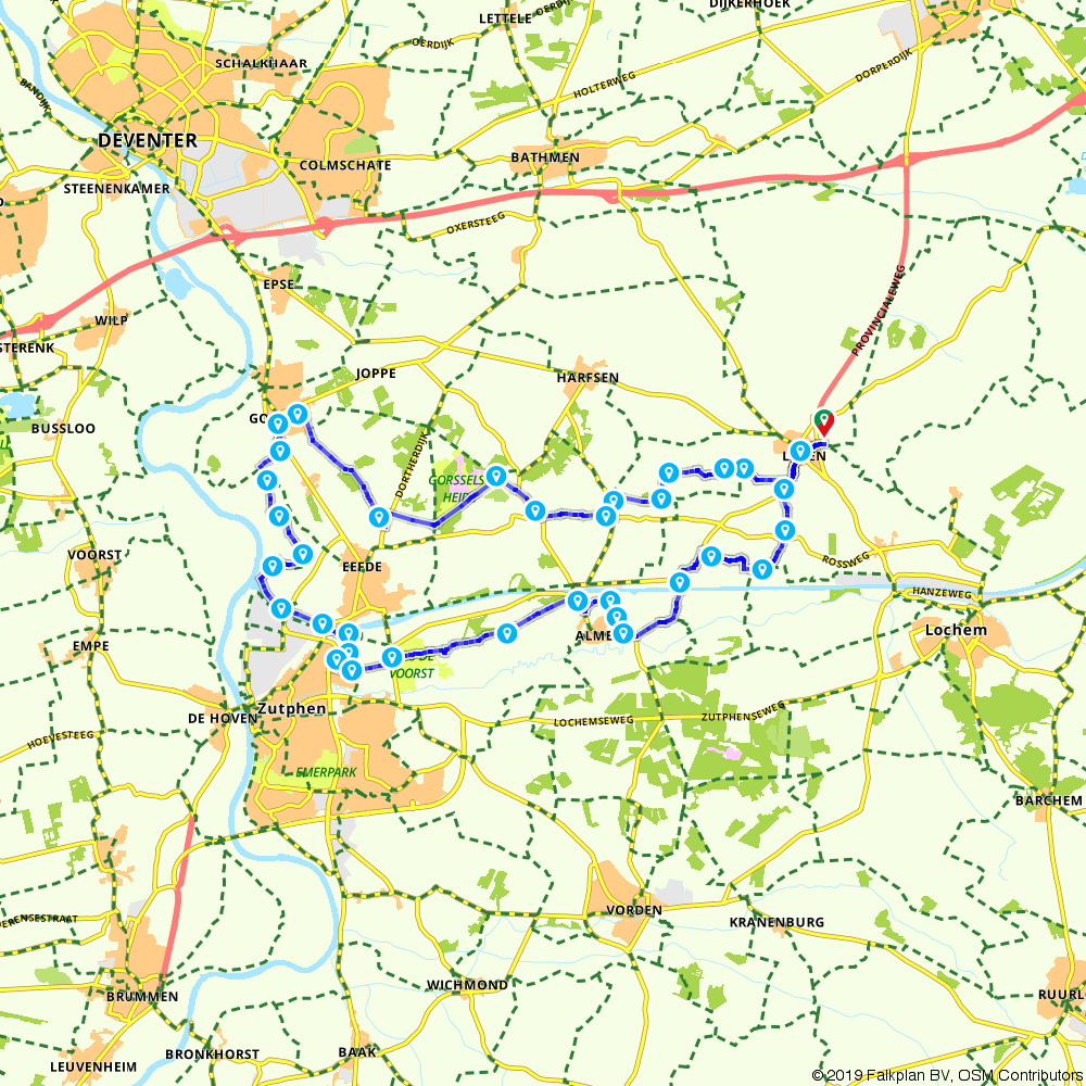 AFV2019_4a_Warnsveld - Lochem - Cycling route | Route.nl