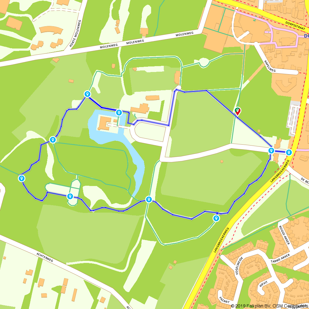 A tour of Huis Doorn forest park - Utrechtse Heuvelrug - Hiking route ...