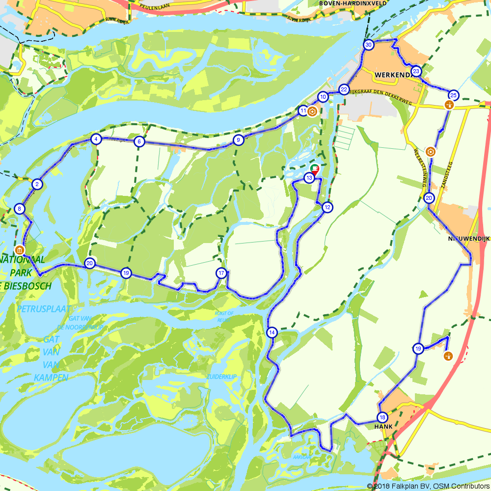 Experience the silence of the Biesbosch - Altena - Cycling route | Route.nl