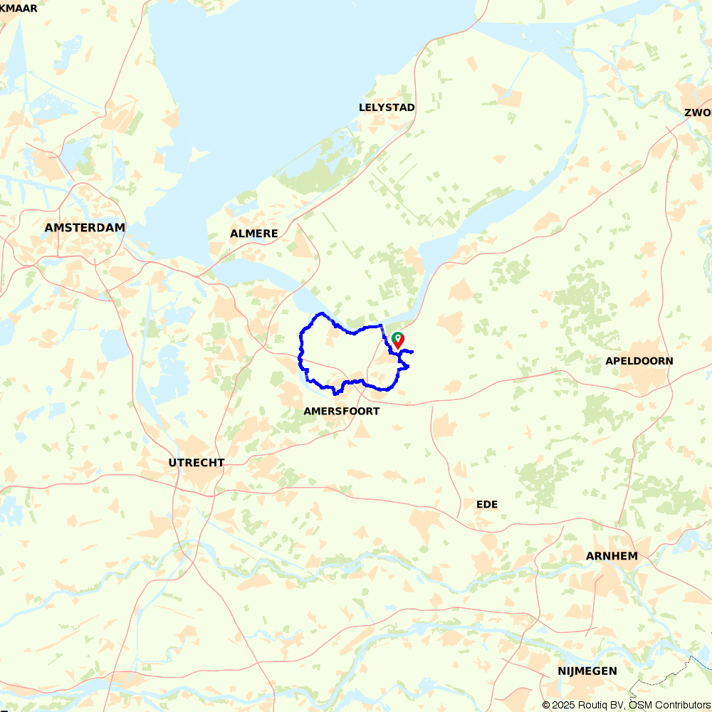 Vanuit Nijkerk de polders door - Nijkerk - Fietsroute | Route.nl