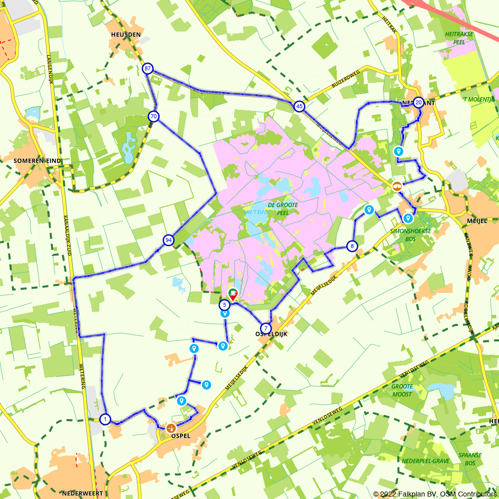 Through Ospel and Neerkant around the Groote Peel - Nederweert ...