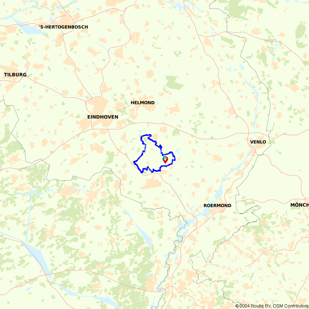 Ospel, Maarheeze and Someren-Eind - Nederweert - Cycling route | Route.nl