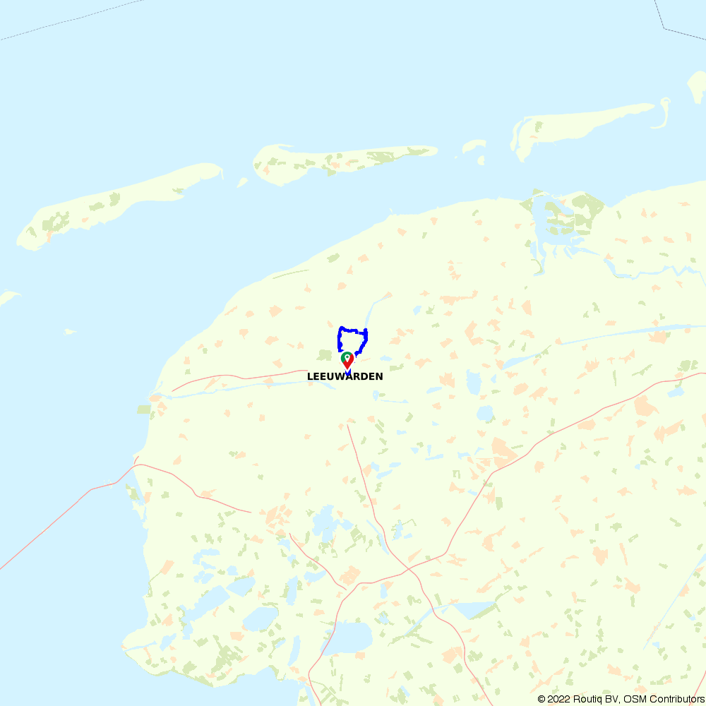 Round Leeuwarden Jelsum-Britsum-Wyns (with ferry) - Leeuwarden ...