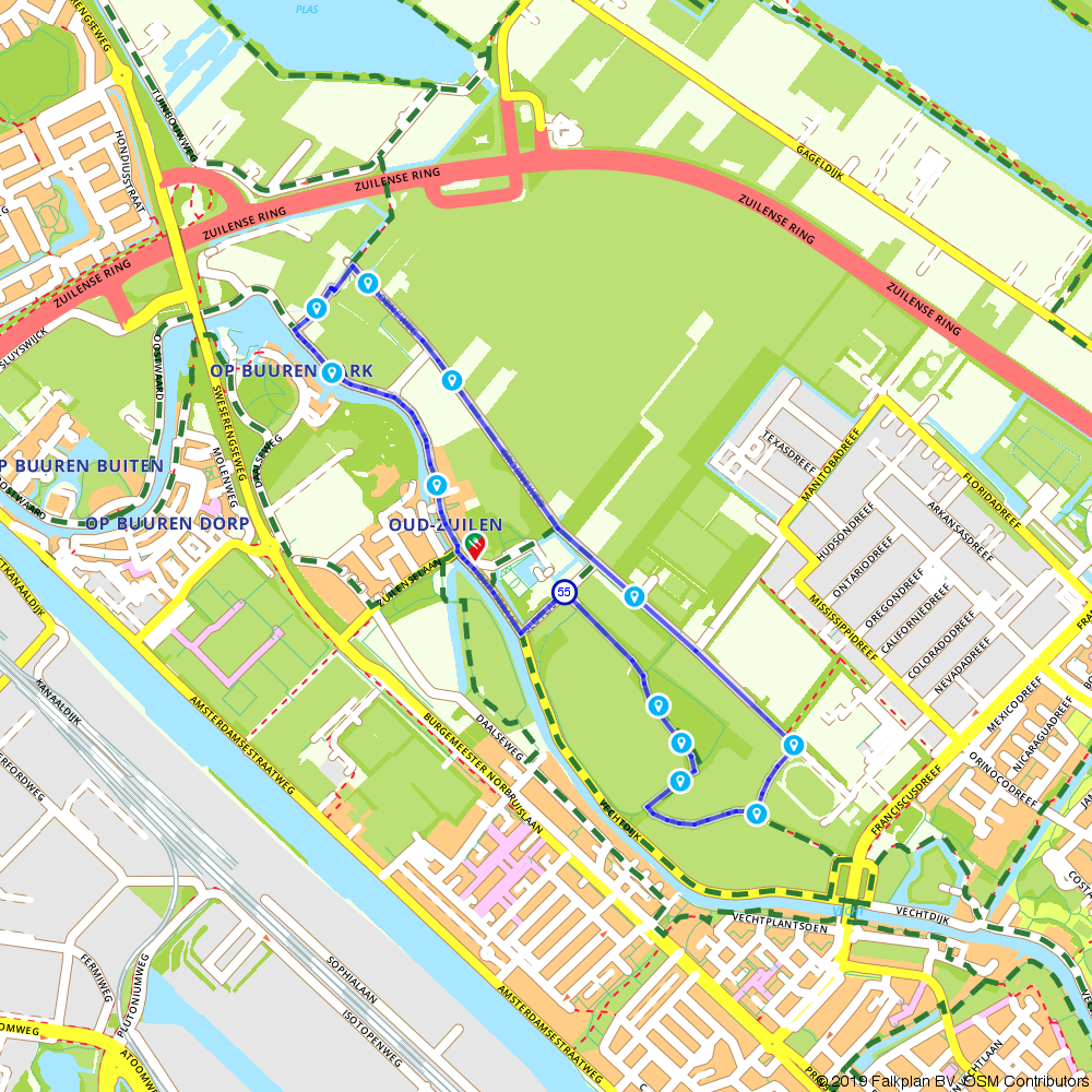 Tour of Oud-Zuilen, along the windmills - Stichtse Vecht - Hiking route ...