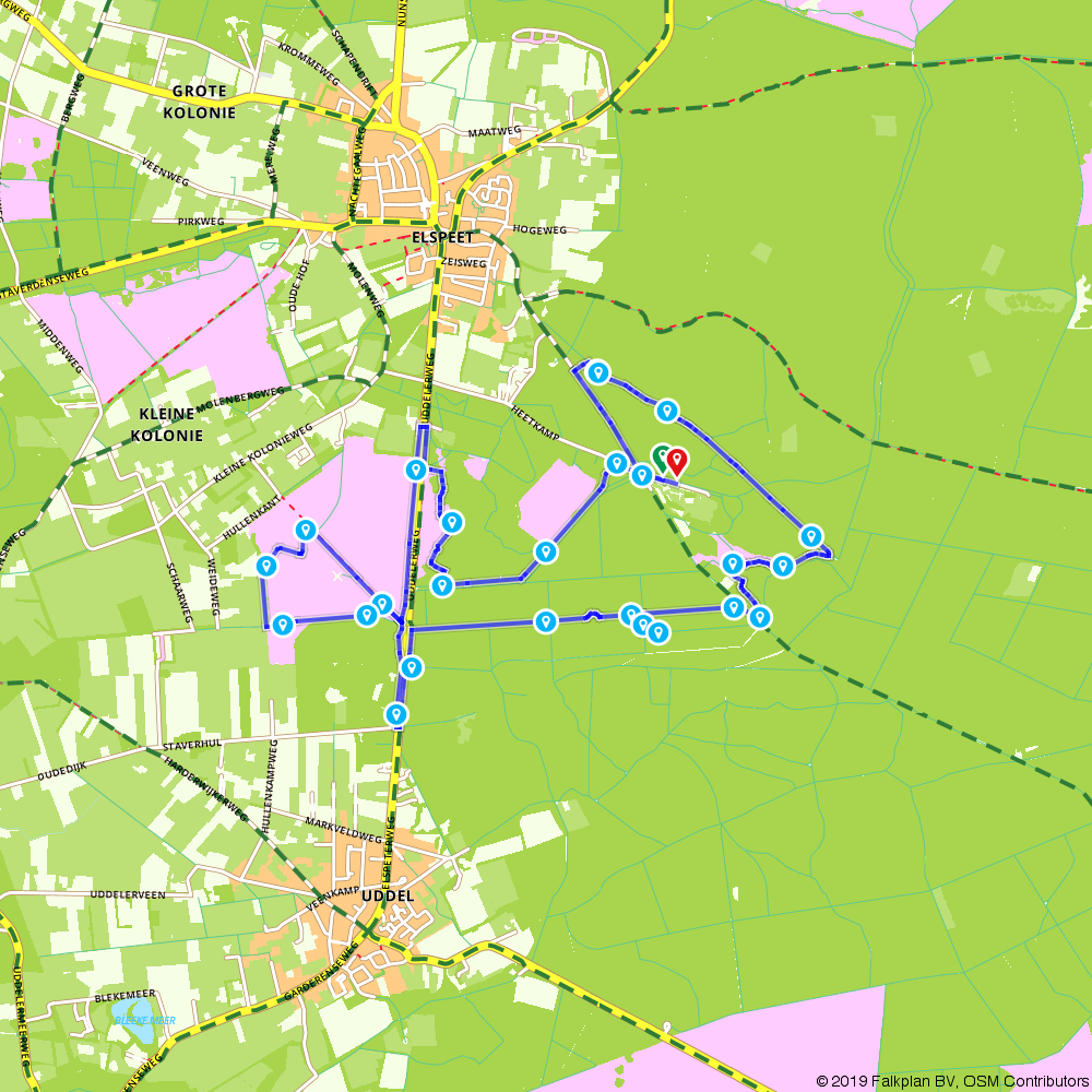 Elspeet VI - Nunspeet - Cycling route | Route.nl