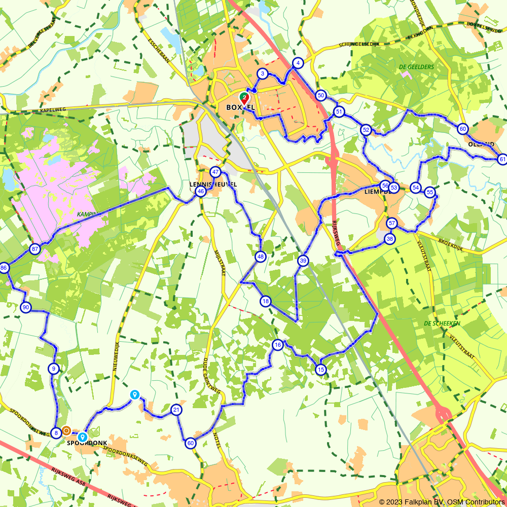121890 Tour of Dommel and Kampina from Boxtel