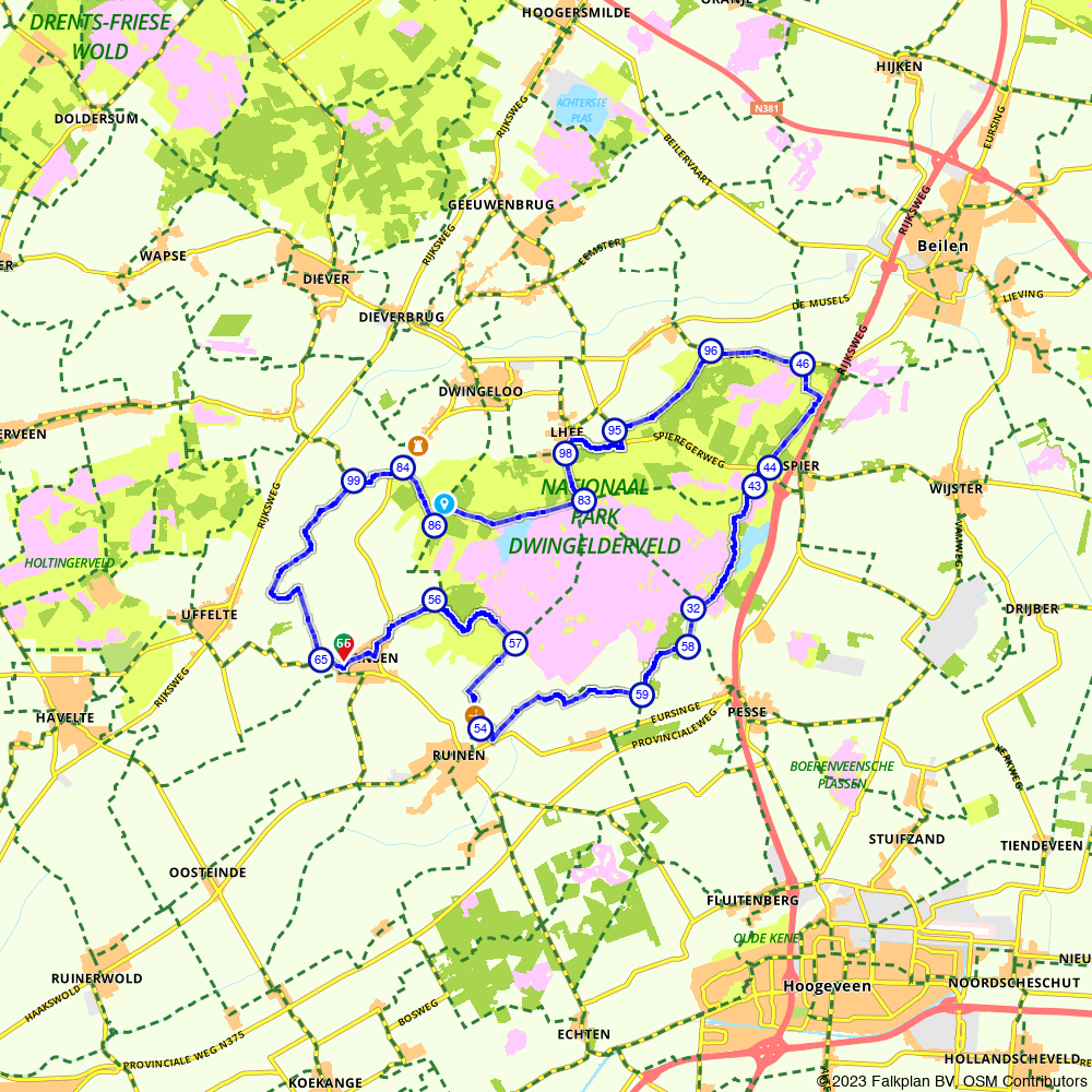 Ansen through the Dwingelderveld National Park - De Wolden - Cycling ...