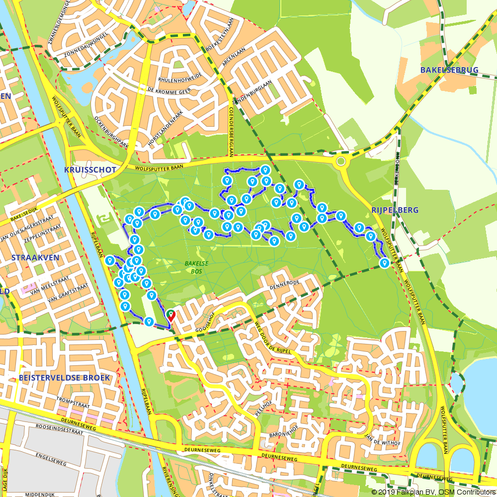 MTB route Helmond - Helmond - Cycling route | Route.nl