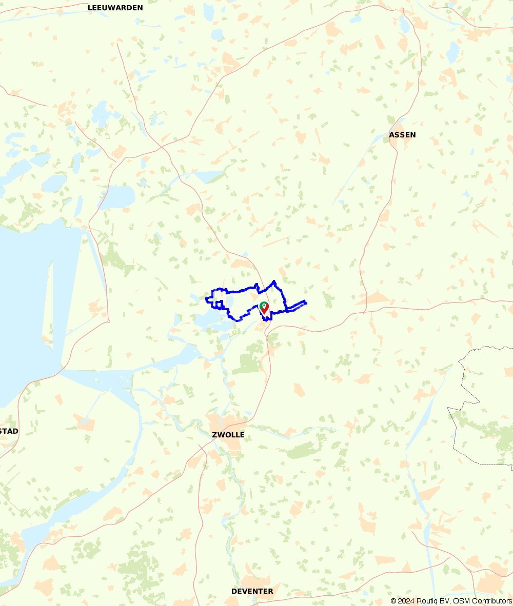 Tour of Meppel, Giethoorn and Ruinerwold - Meppel - Cycling route ...