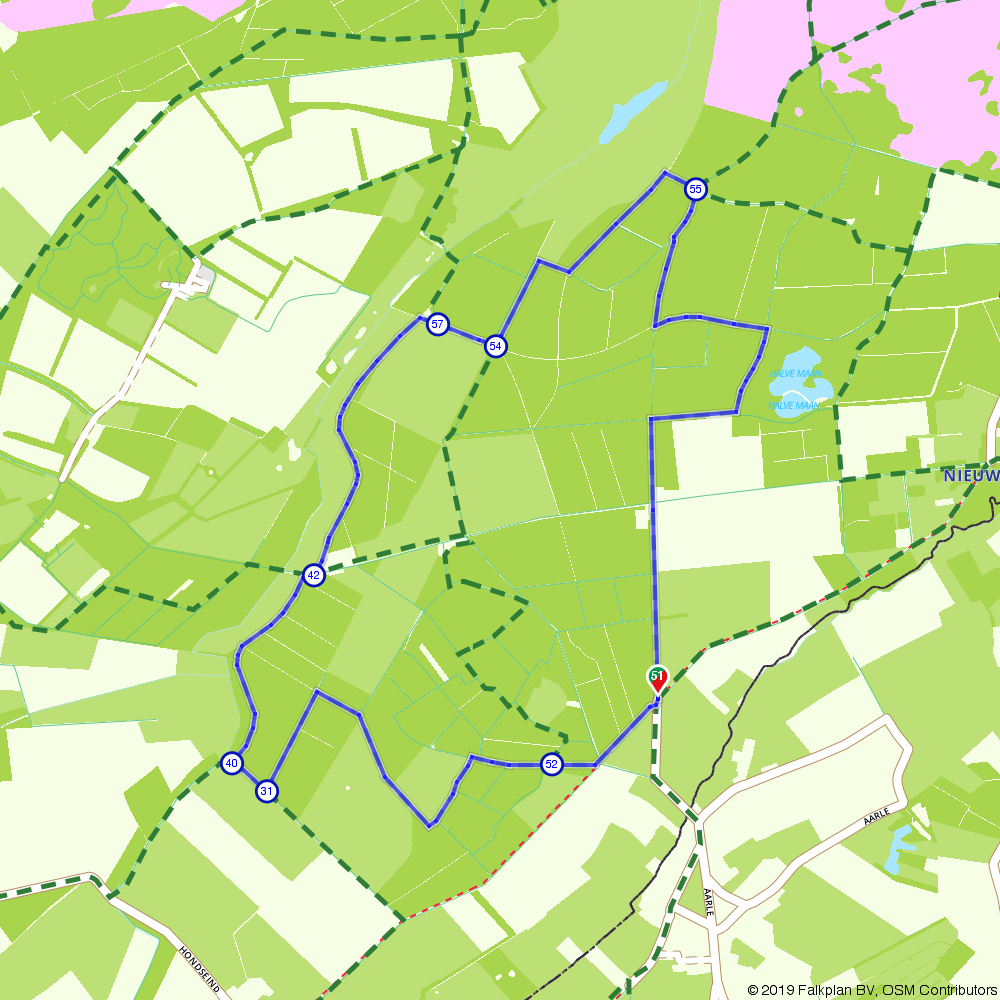 Stork's nest and hooves in Alphen and Riel - Goirle - Hiking route ...