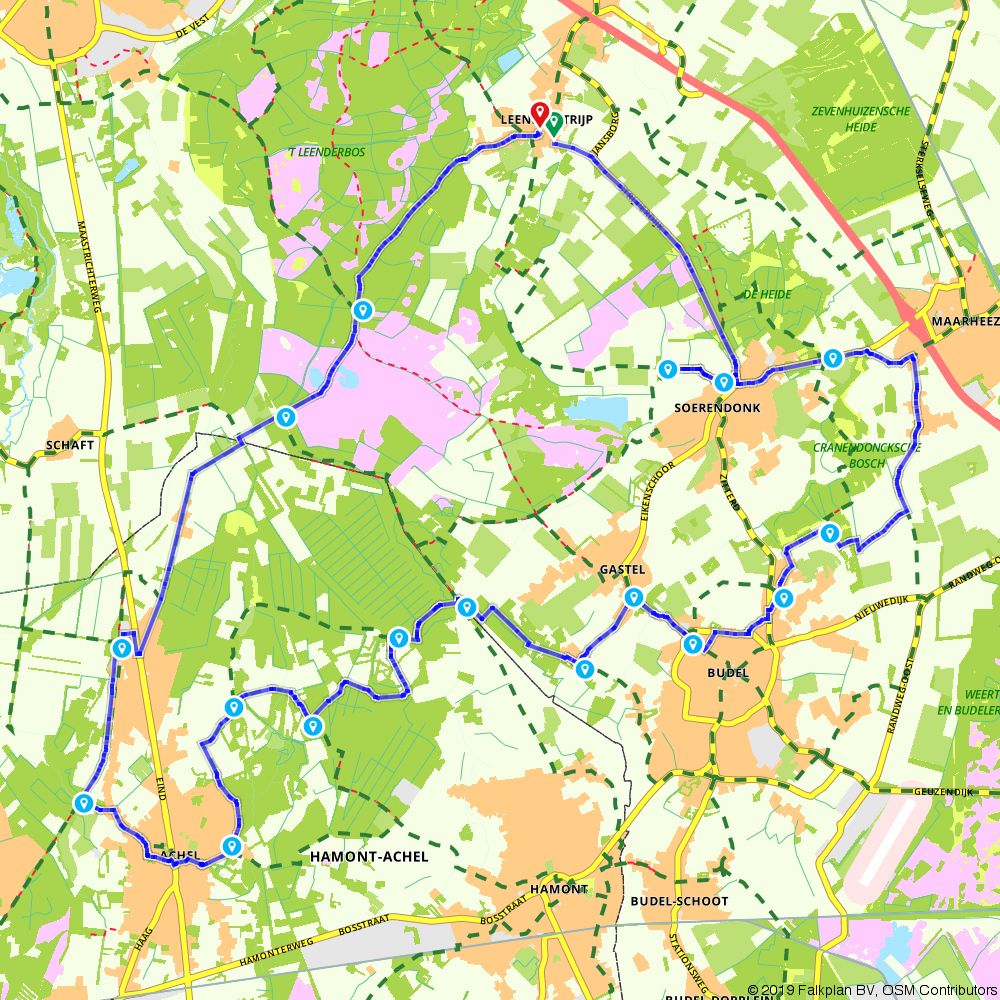 leenderbos - Heeze-Leende - Cycling route | Route.nl