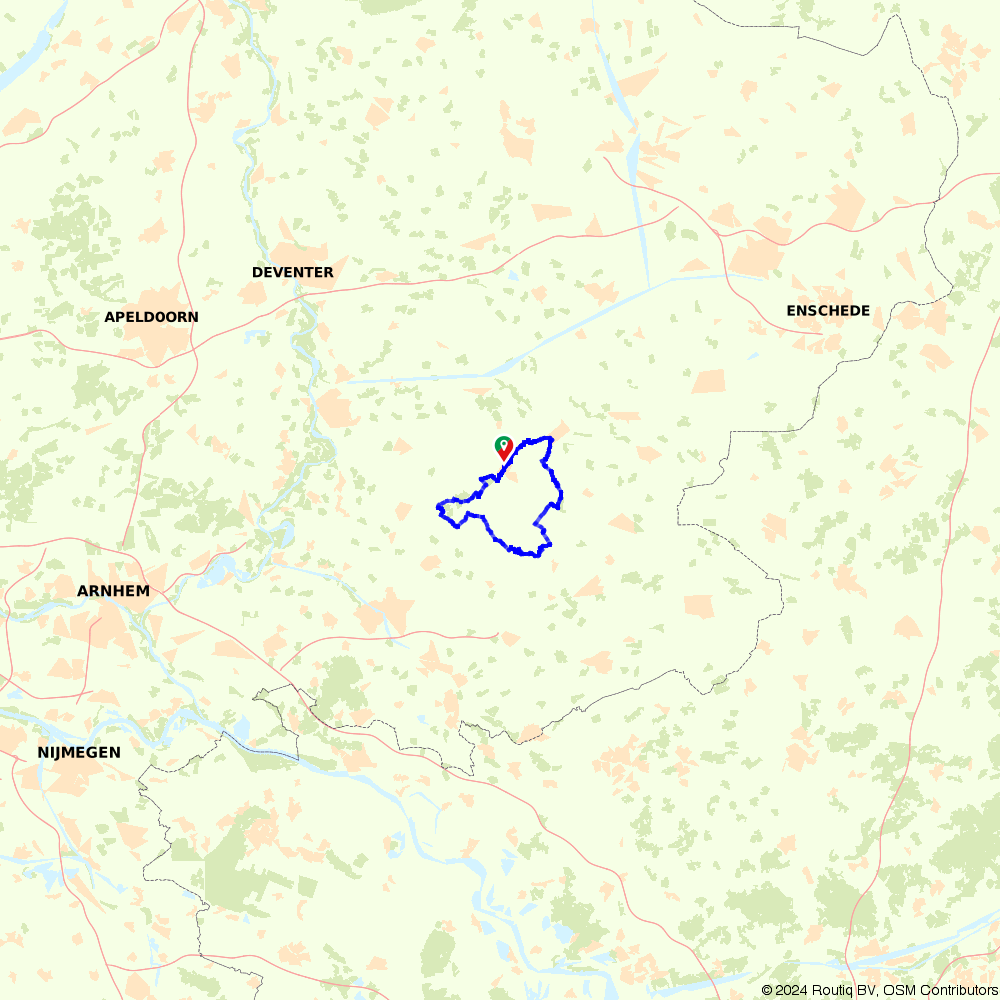 Ruurlo, Borculo en Marienvelde - Berkelland - Fietsroute | Route.nl