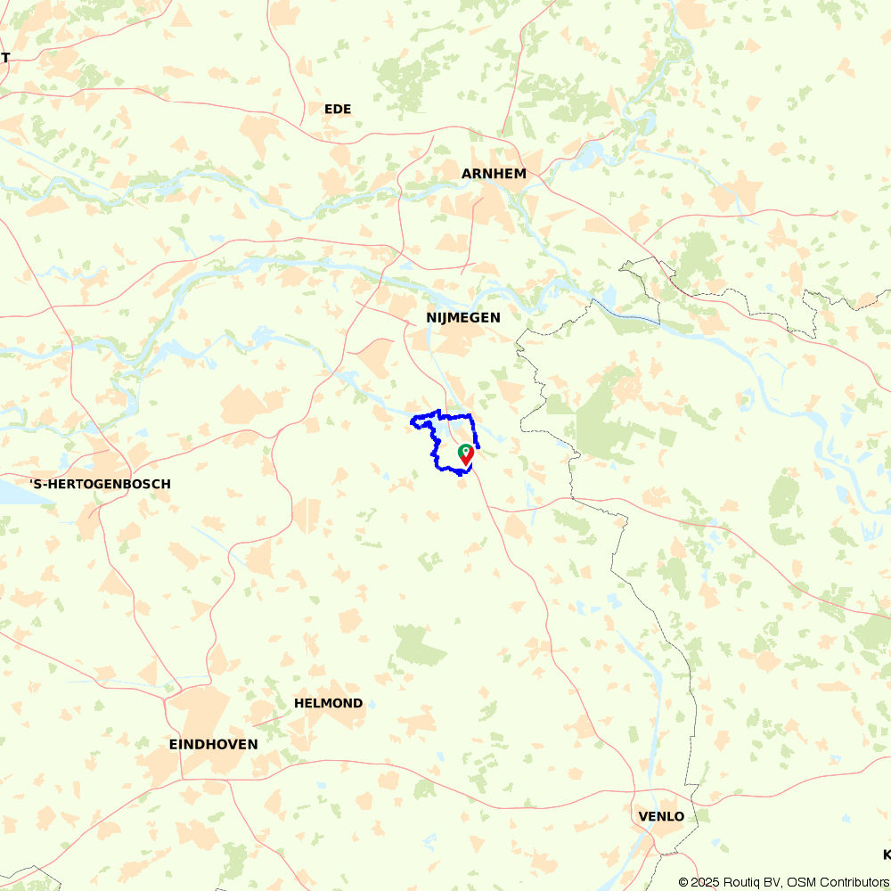 Tour along Beers and Cuijk and Kraaijenbergse Plassen - Cuijk - Cycling ...