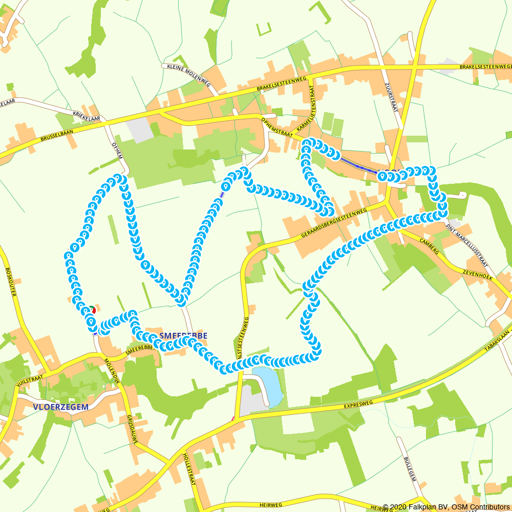 WANDELING 70% onverhard - Geraardsbergen - Wandelroute | Route.nl