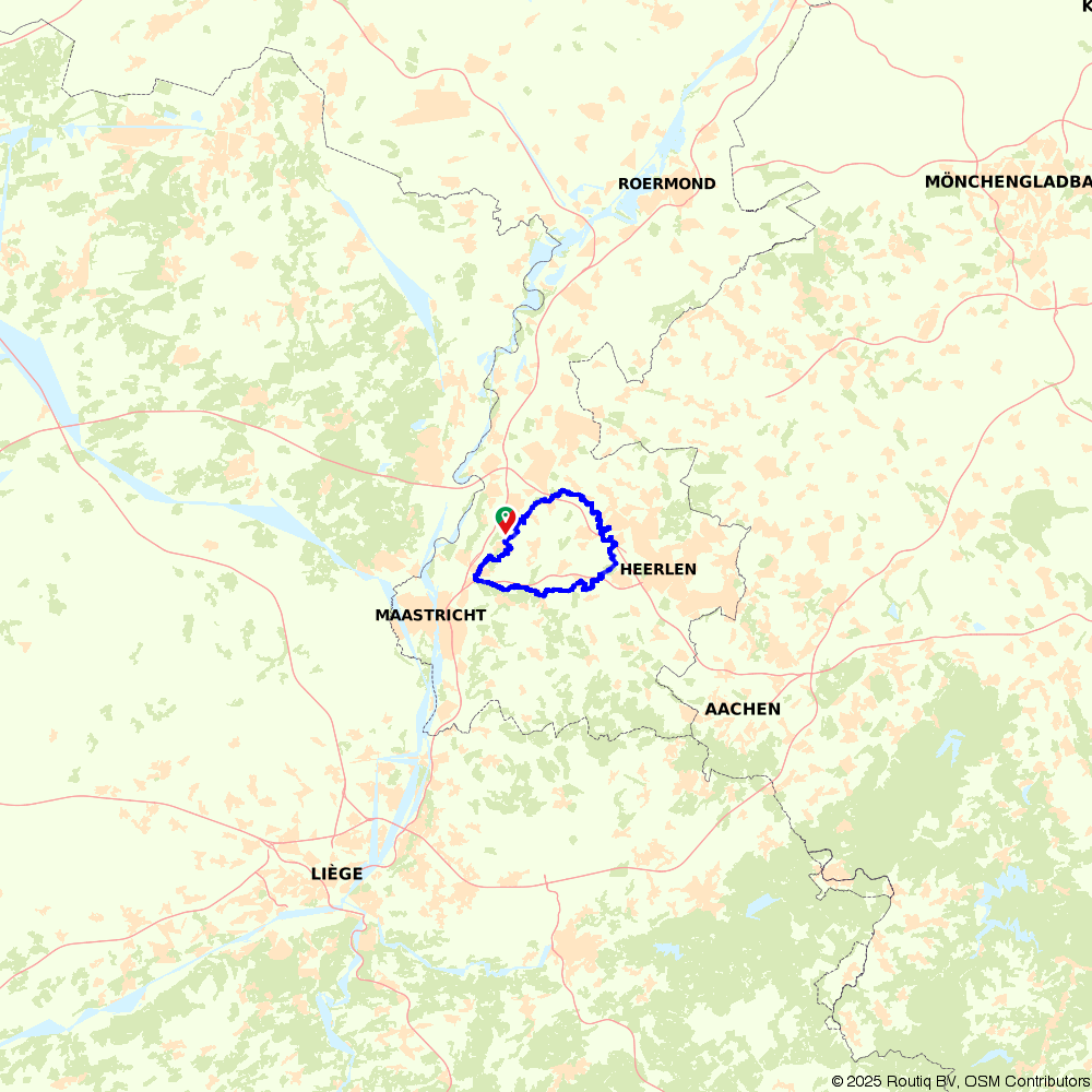 124922 Die hügelige Limburger Landschaft rund um Spaubeek und Schinnen