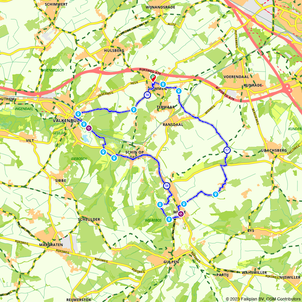 Climbing round - Voerendaal - Cycling route | Route.nl