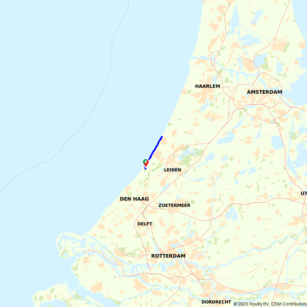Wassenaar, Noordwijk terug naar Wassenaar. - Wassenaar - Fietsroute ...