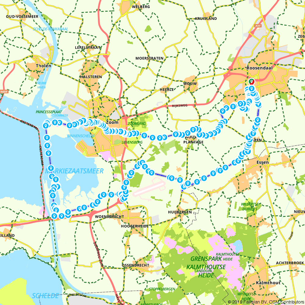 1270420 Roosendaal>Marquisaatmeer>RSD. 57KM GPX