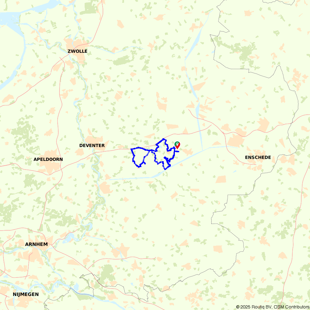 Tour of the vineyard and Huis Verwolde - Hof van Twente - Cycling route ...