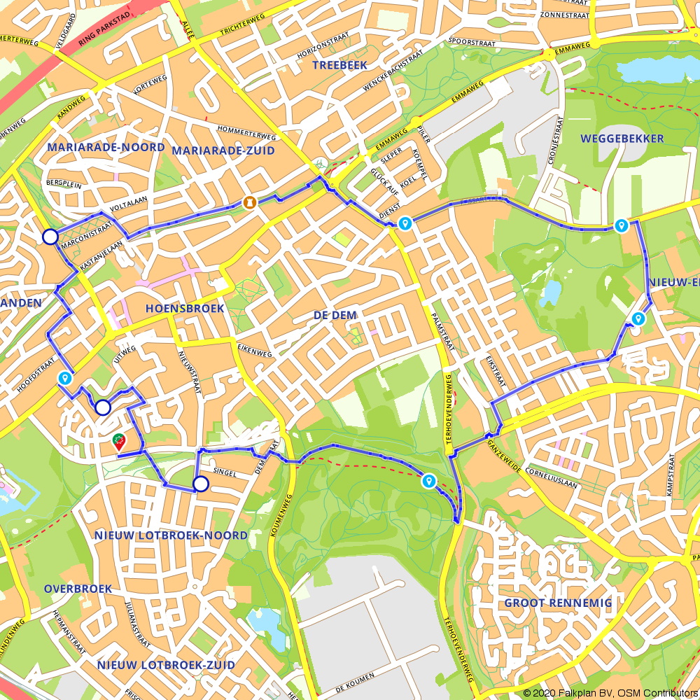 Wandelrondje Hoensbroek: Koumenberg en Kasteel Passarts-Nieuwenhagen ...