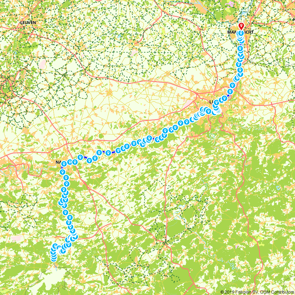 Maas cycle route - Hastière - Cycling route | Route.nl