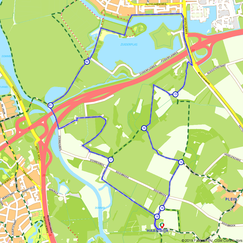Haanwijk Castle - Sint-Michielsgestel - Hiking route | Route.nl