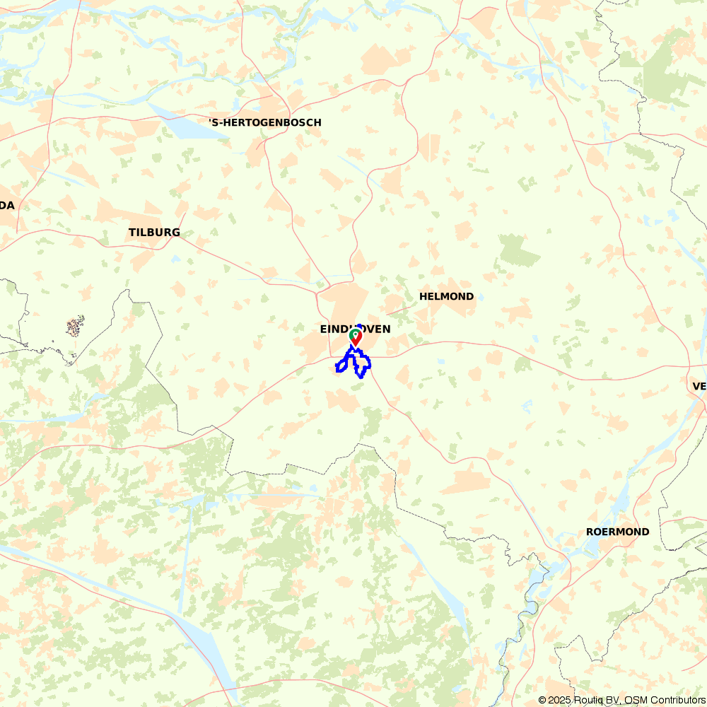 midsummer evening walk 30 km 2025 - Eindhoven - Hiking route | Route.nl