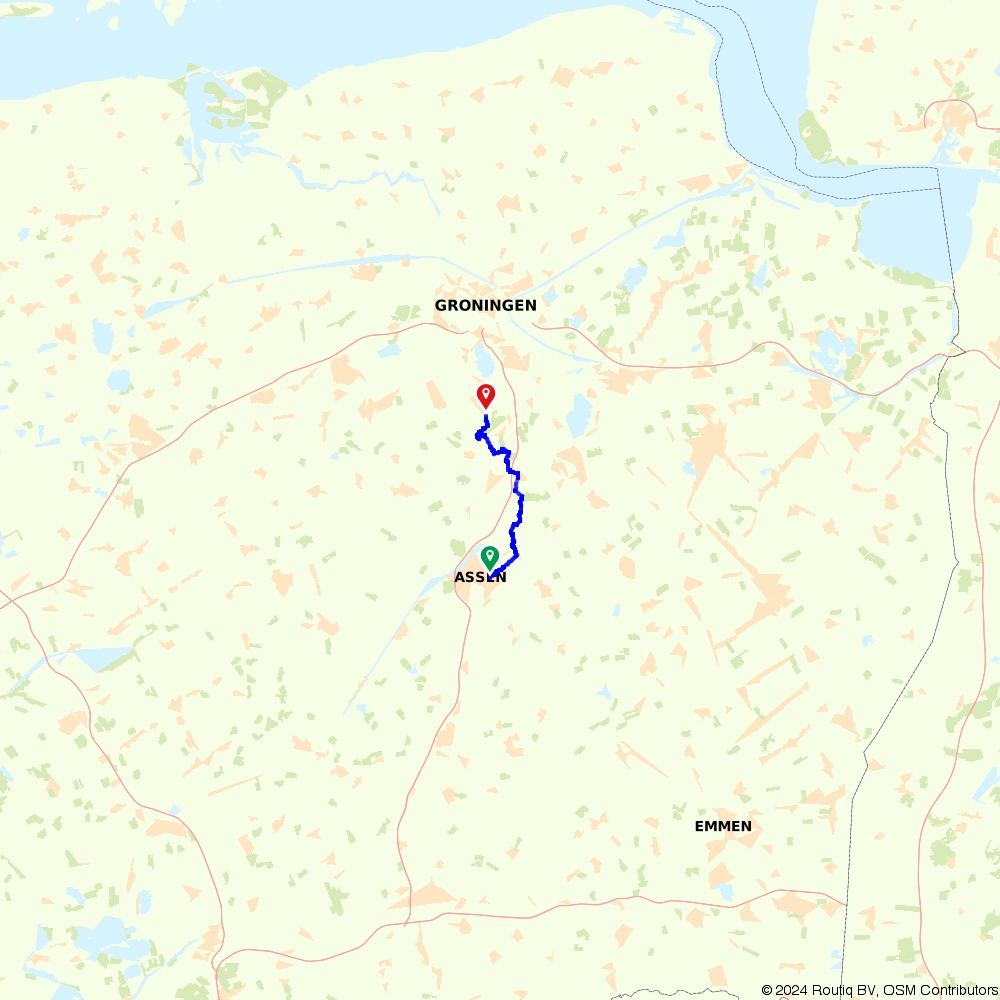 Assen-Eelde - Assen - Cycling route | Route.nl