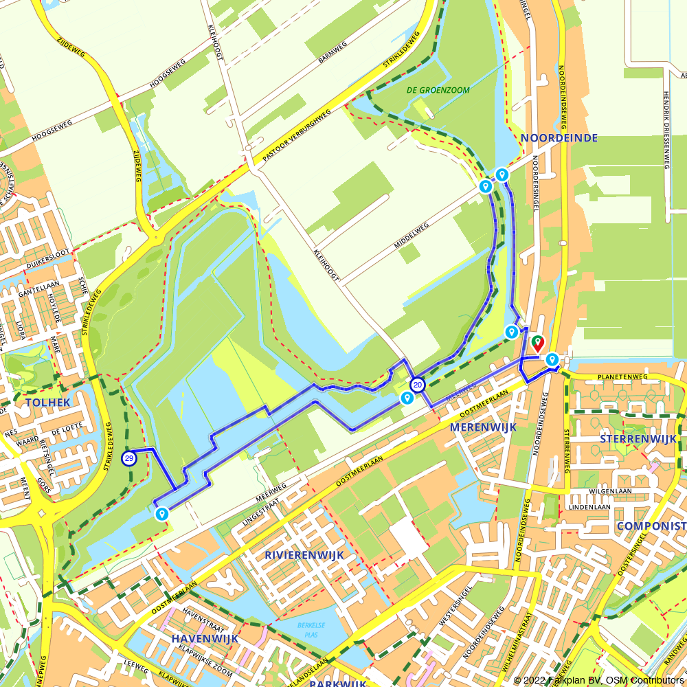 Wandelroute Groenzoom Berkel en Rodenrijs - Lansingerland - Wandelroute ...