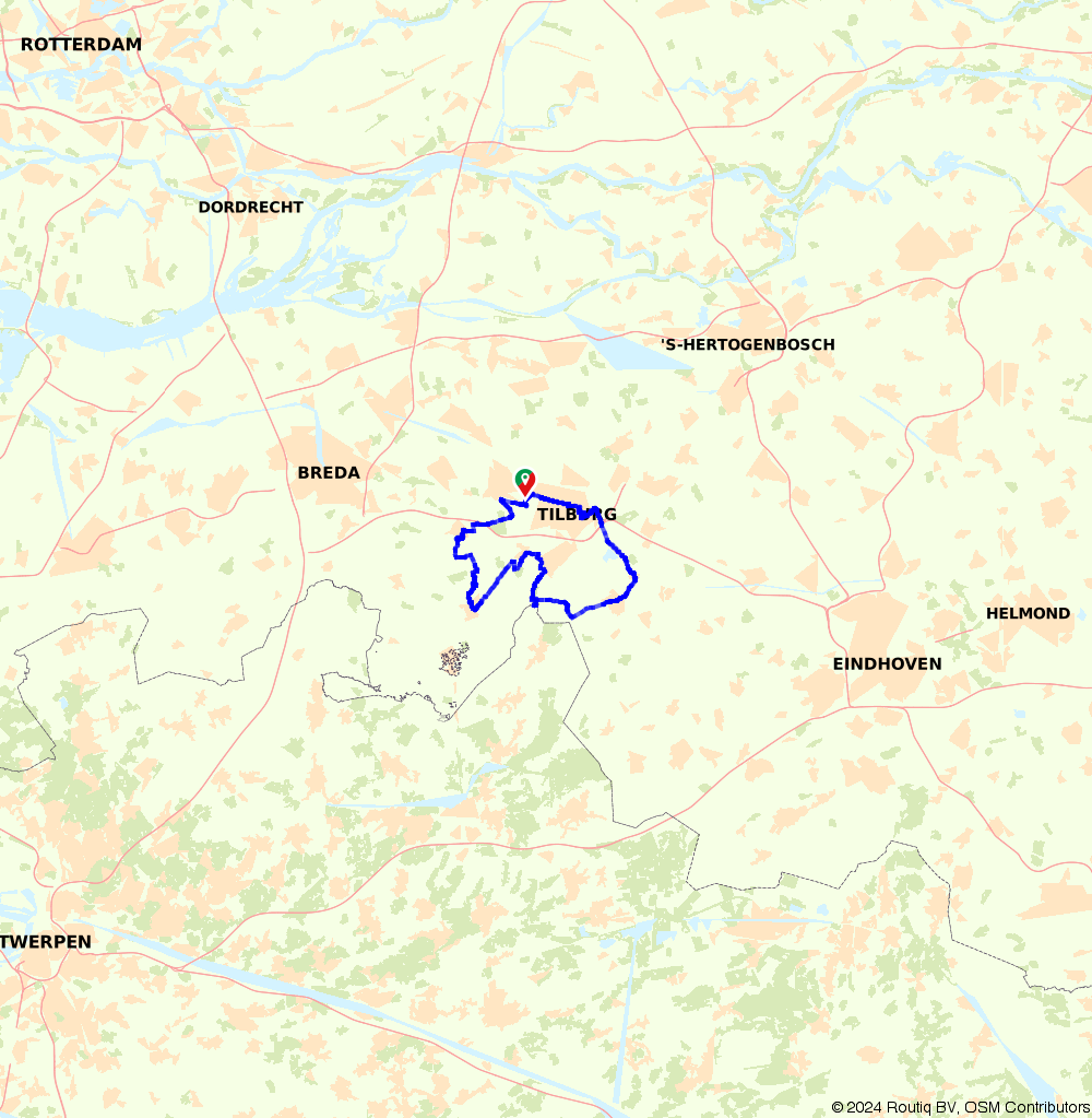 Tour of Tilburg, Hilvarenbeek, Gorp and Rovert - Tilburg - Cycling ...