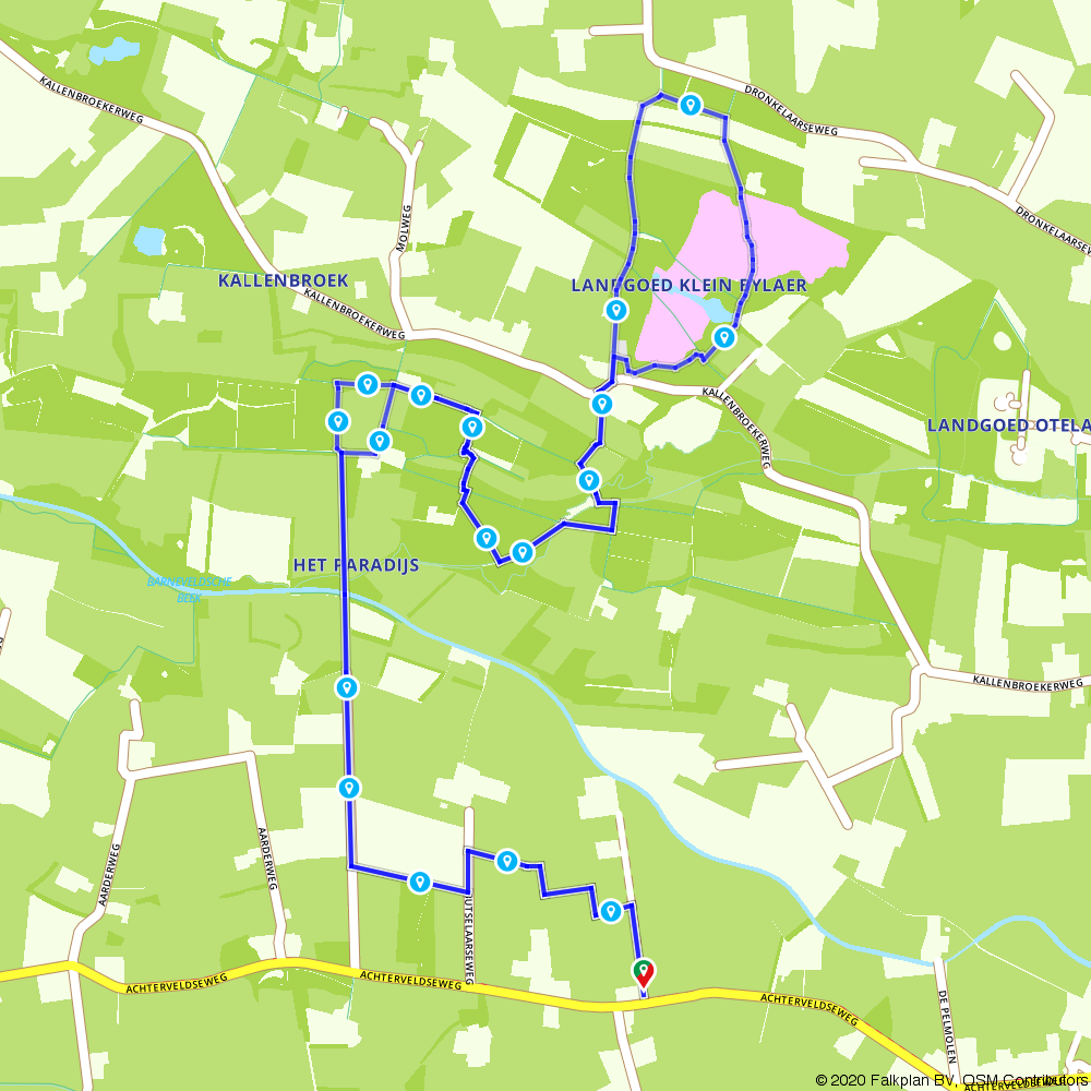Paradise path - Barneveld - Hiking route | Route.nl