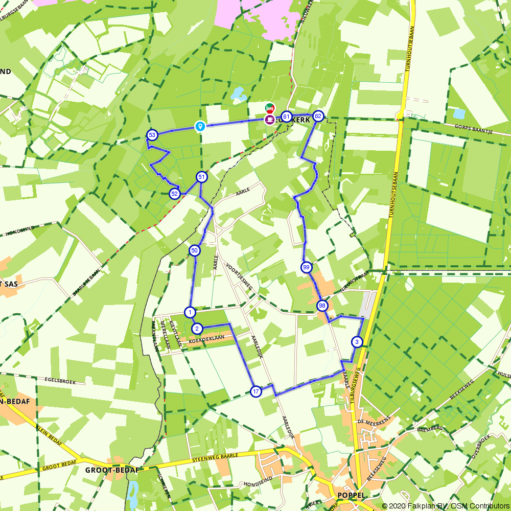 Wandelen over de grens: van Goirle naar Poppel - Goirle - Wandelroute ...