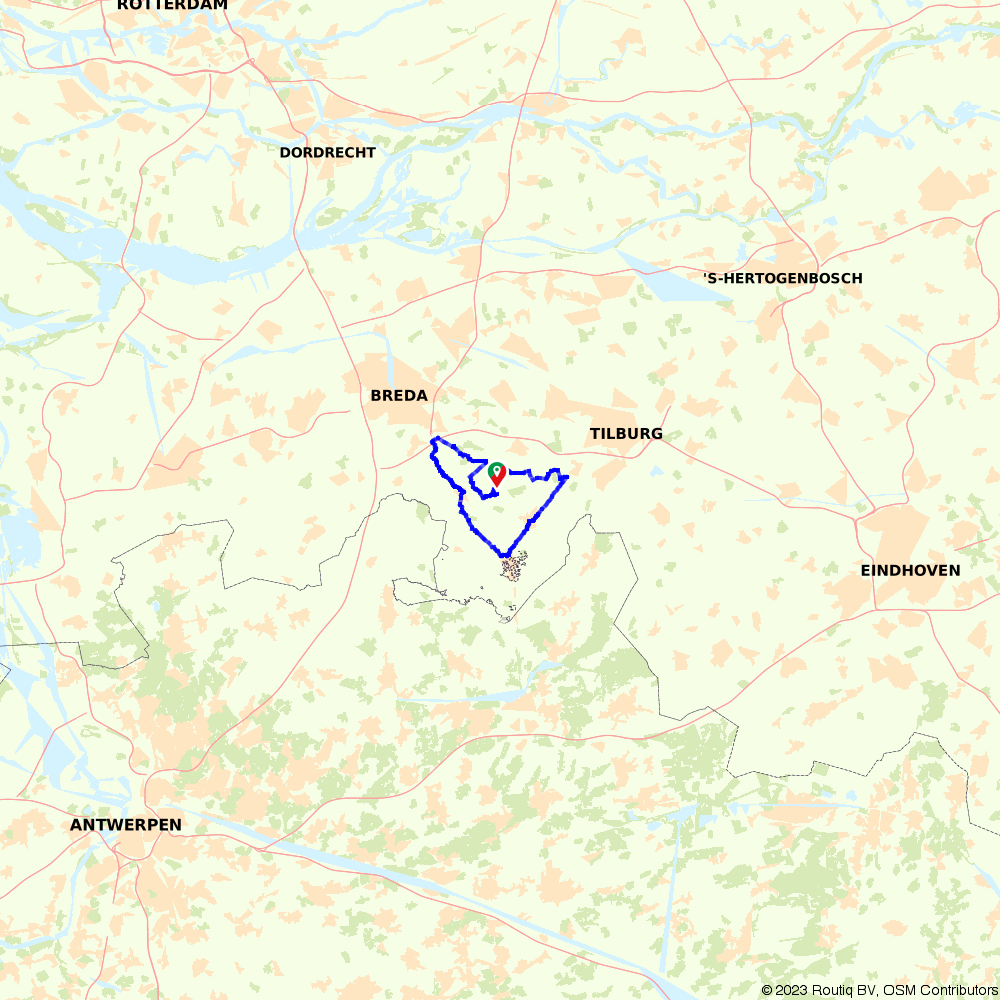 Rondje Alphen, Baarlo, Anneville en Chaamse Bossen - Alphen-Chaam ...