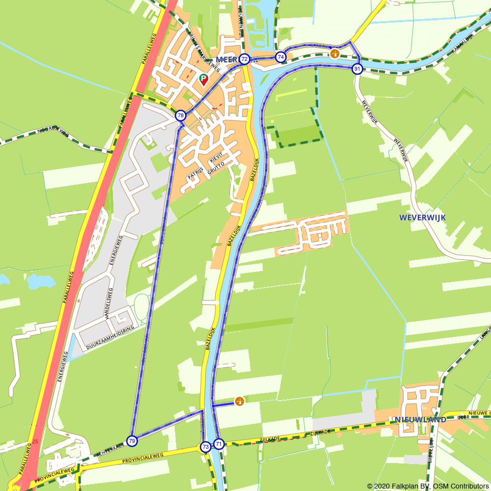 Around Meerkerk - Vijfheerenlanden - Hiking route | Route.nl