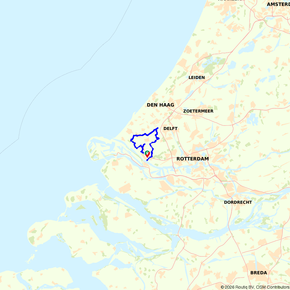 Tour of Westland - Maassluis - Cycling route | Route.nl