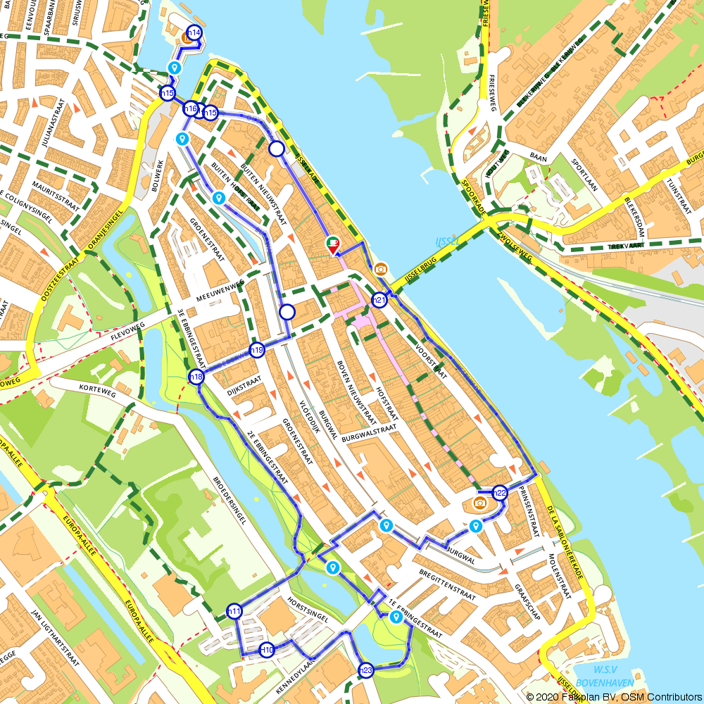Around Kampen - Kampen - Hiking route | Route.nl