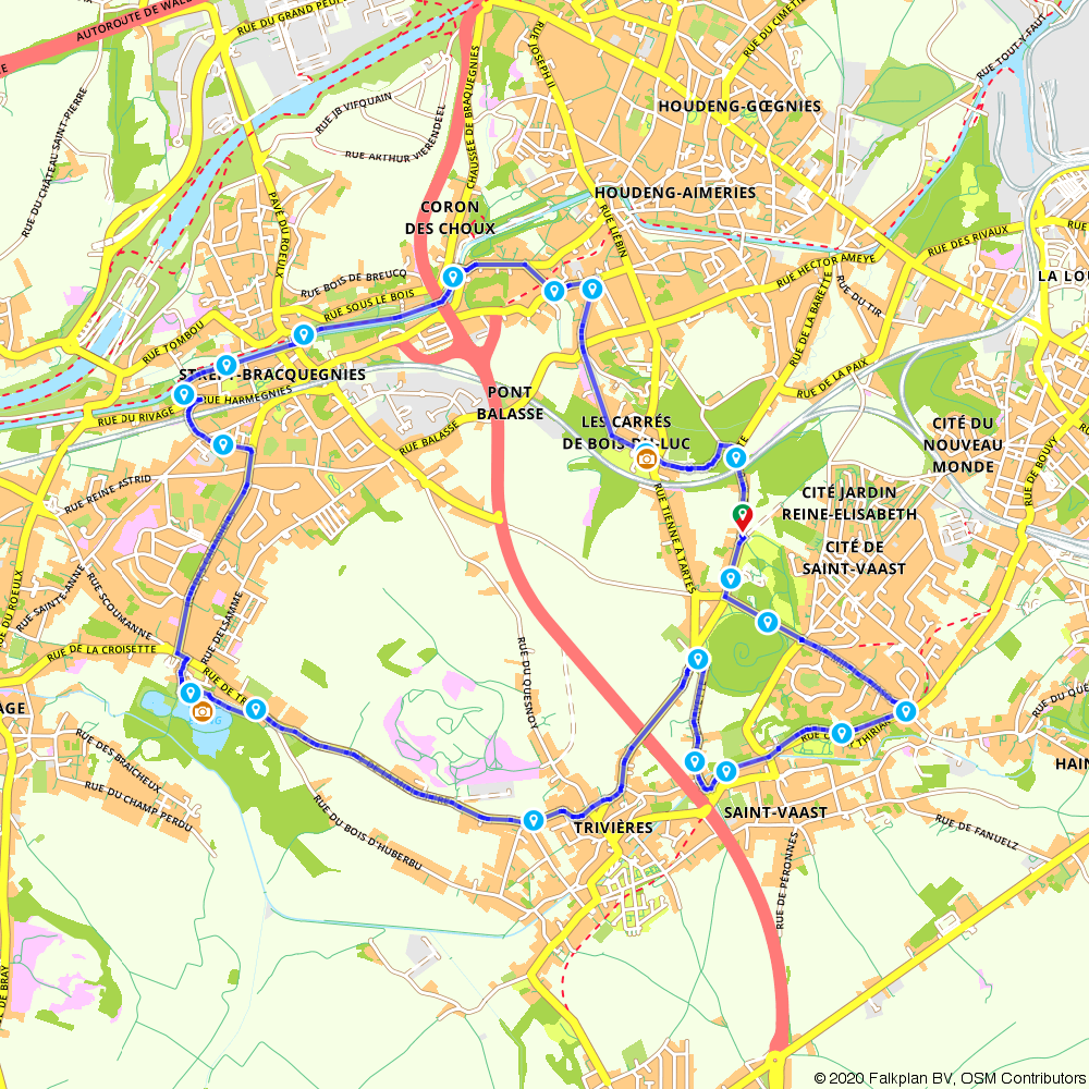 The UNESCO heritage of La Louvière - La Louvière - Cycling route | Route.nl