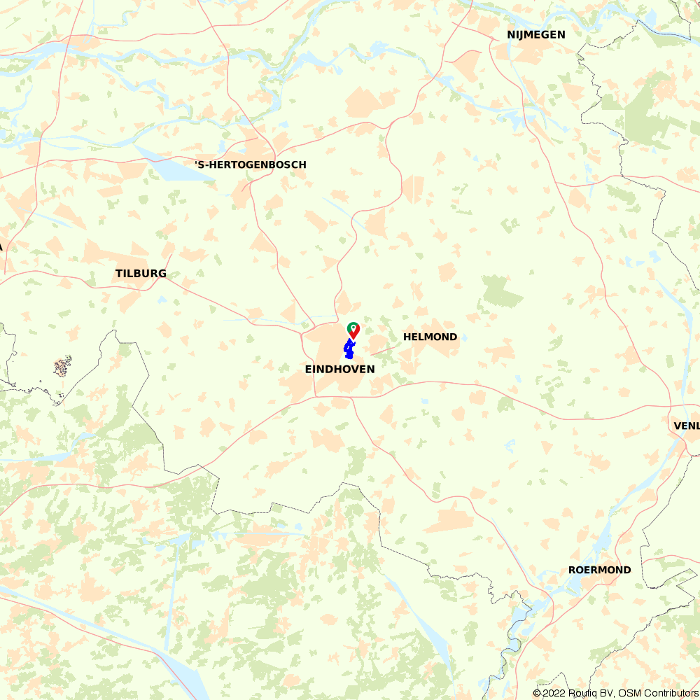 circuit from Eckart Castle, 9.1 km - Eindhoven - Hiking route | Route.nl
