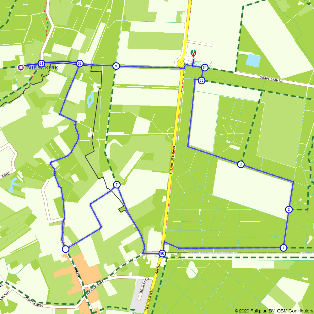 Around Goirle - Goirle - Hiking route | Route.nl