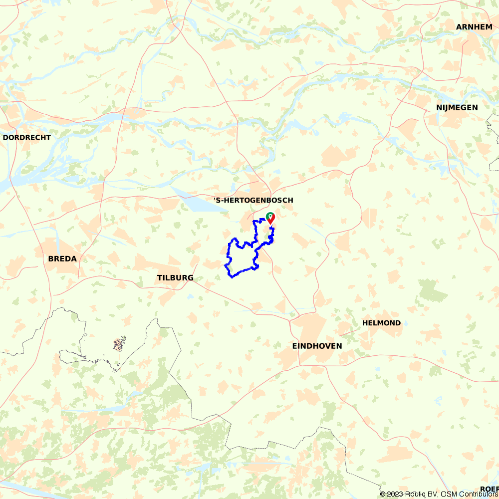 Cycling route Vught, Boxtel and Kampina - Sint-Michielsgestel - Cycling ...