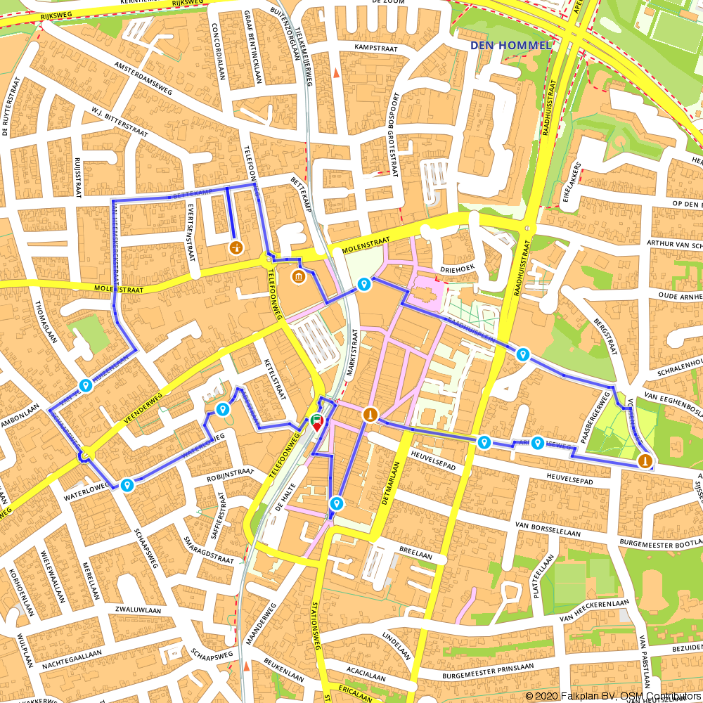 City walk war history in Ede - Ede - Hiking route | Route.nl