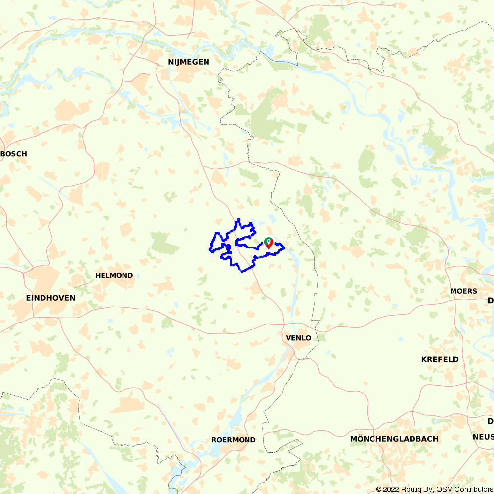 Meerlo, Blitterswijck en Venray - Horst aan de Maas - Fietsroute | Route.nl