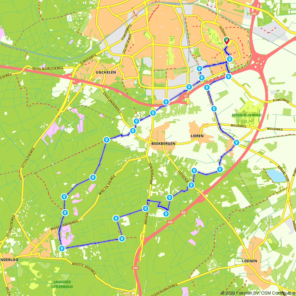 Routiq - 1322388 Around Beekbergen from Apeldoorn