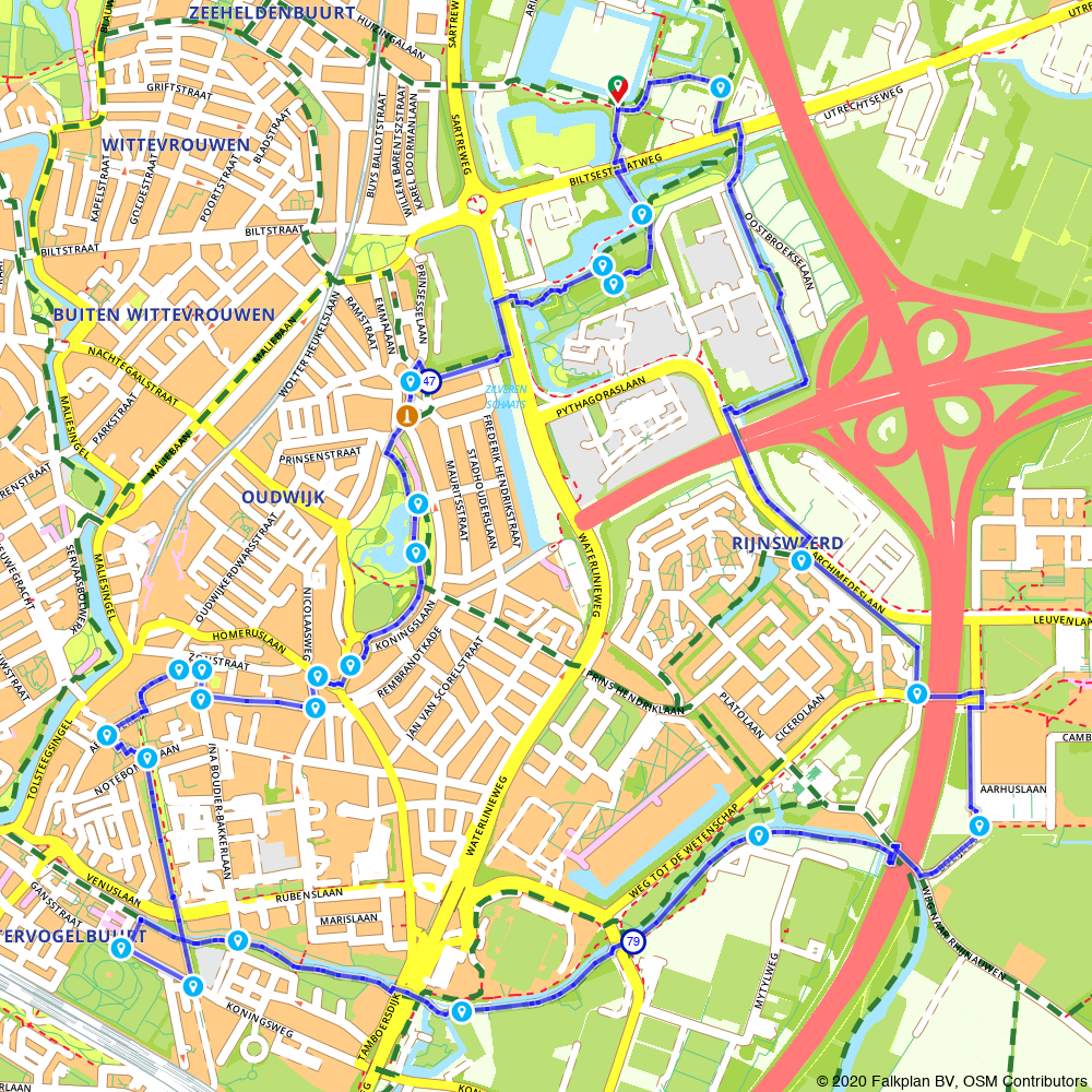 1328113 Through Utrecht-East