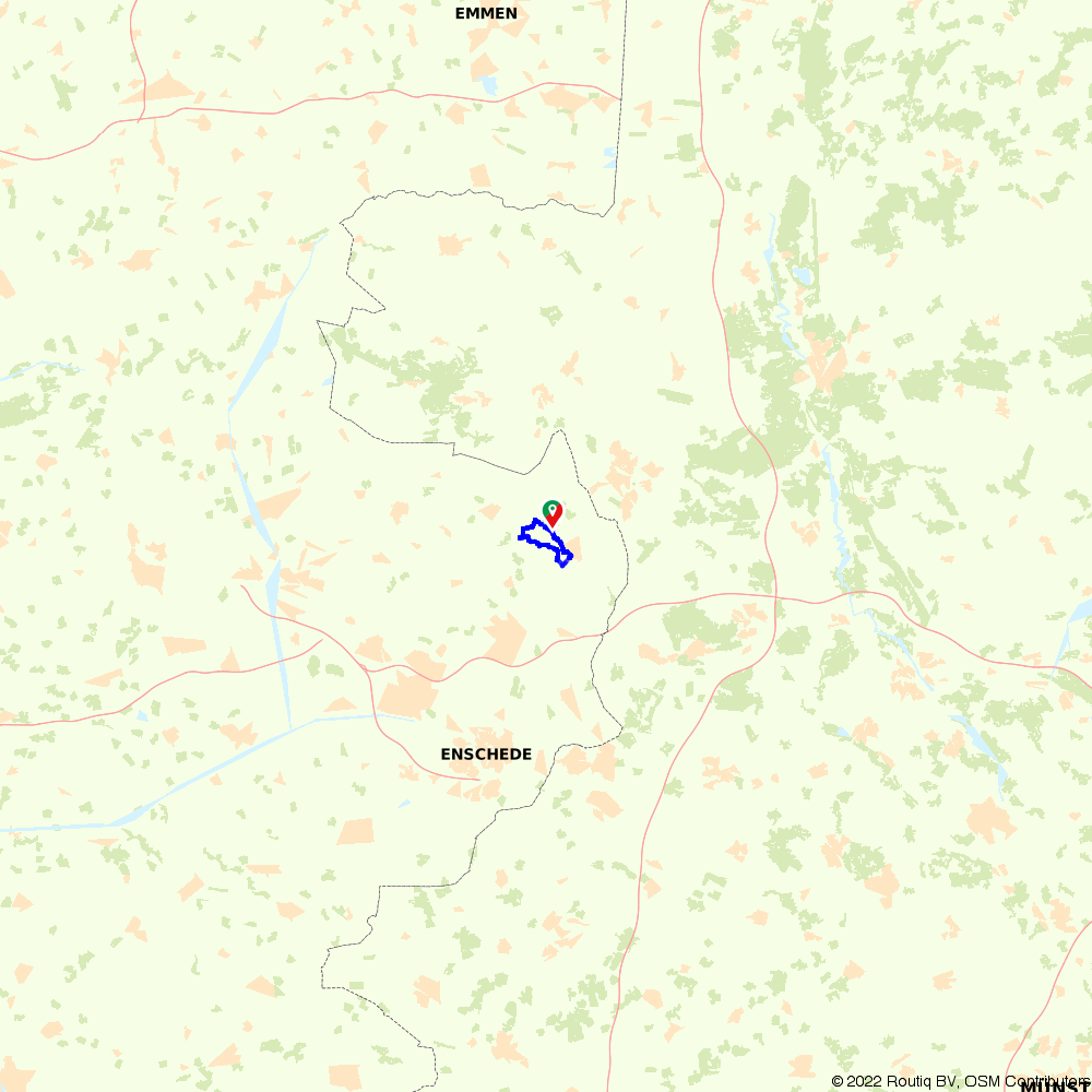 Denekamp Dinkelland - Dinkelland - Hiking route | Route.nl