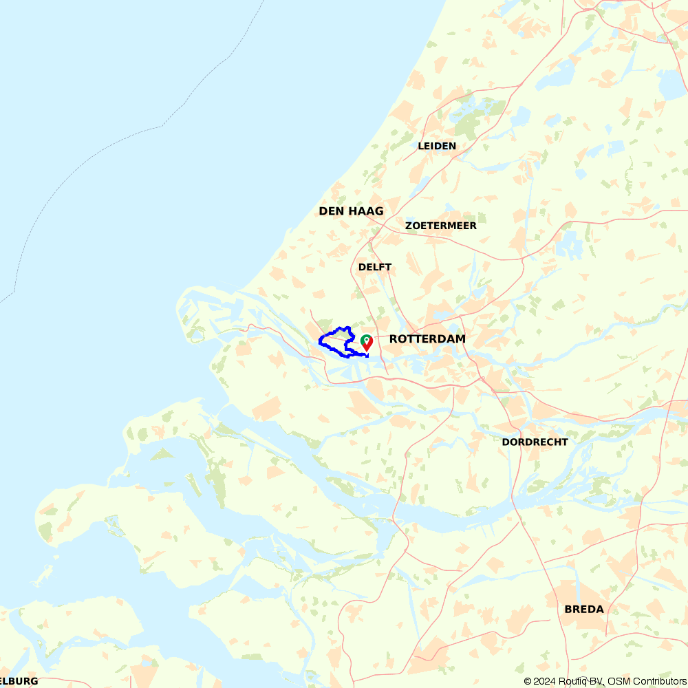 Maassluis, Maasland and Vlaardingen - Vlaardingen - Cycling route ...
