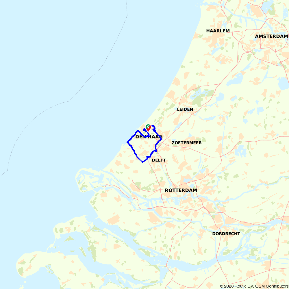 Cycling around The Hague - The Hague - Cycling route | Route.nl