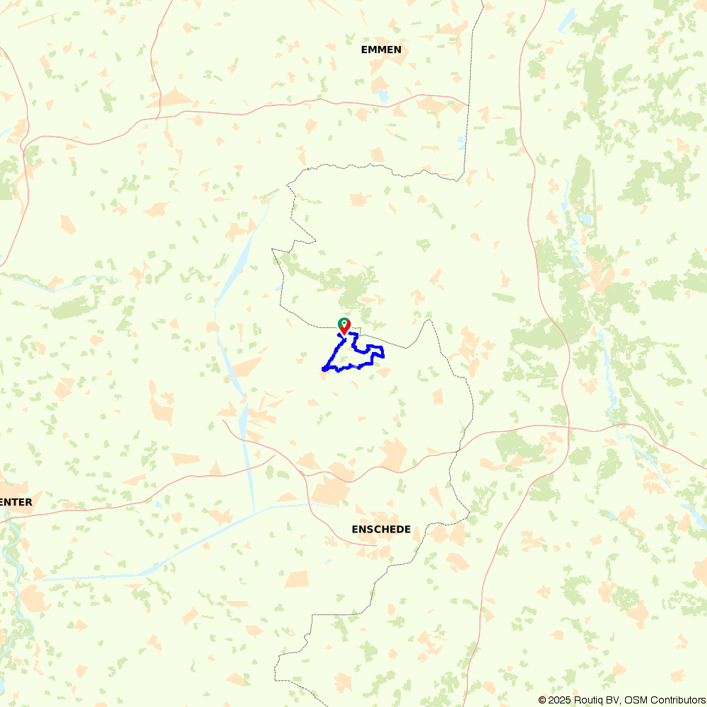 Tour of Vasse and Springendal from Mander - Tubbergen - Cycling route ...